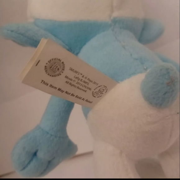Toys | The Smurfs Happy Clumsy Smurf Plush Stuffed Animal Toy Blue Doll ...